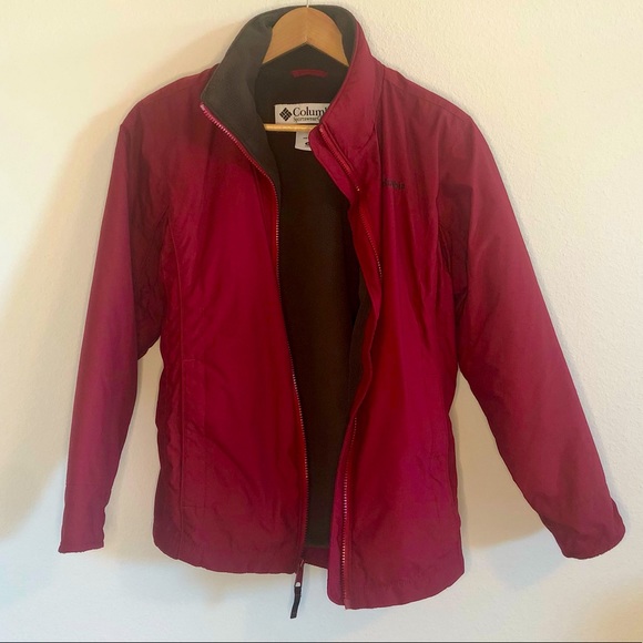 Columbia | Jackets & Coats | Columbia Water Resistant Jacket Fleece ...